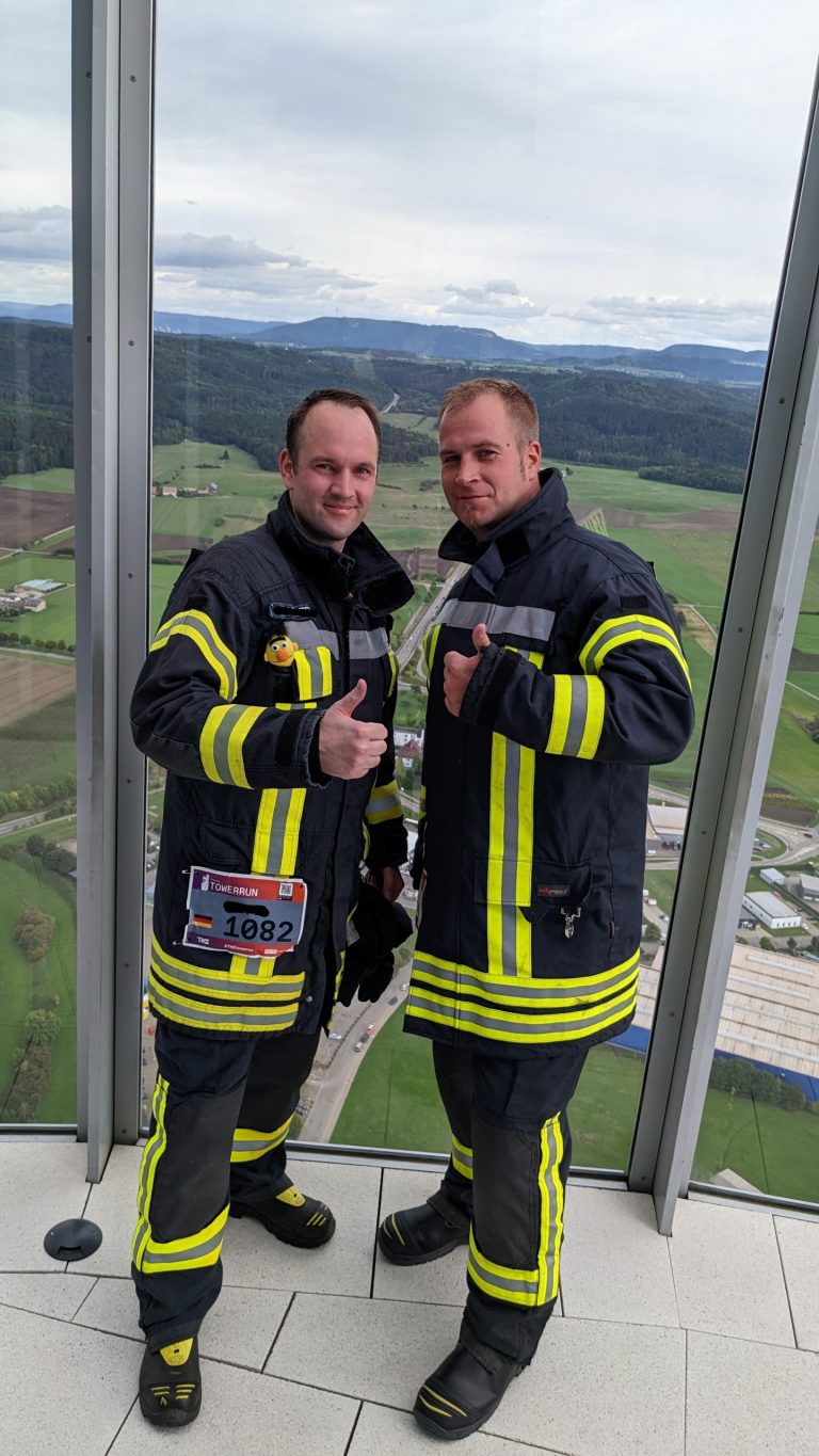 Teilnahme beim TK Elevator Towerrun 2022 – Verband der Bundeswehrfeuerwehren e.V.