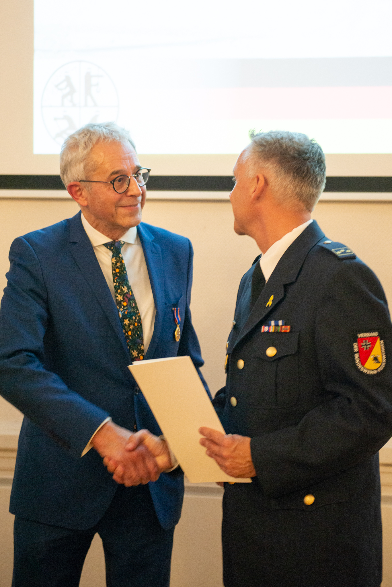 Ehrungsveranstaltung am 27.10.20.22 mit dem Präsidenten des Deutschen Feuerwehrverbandes ...