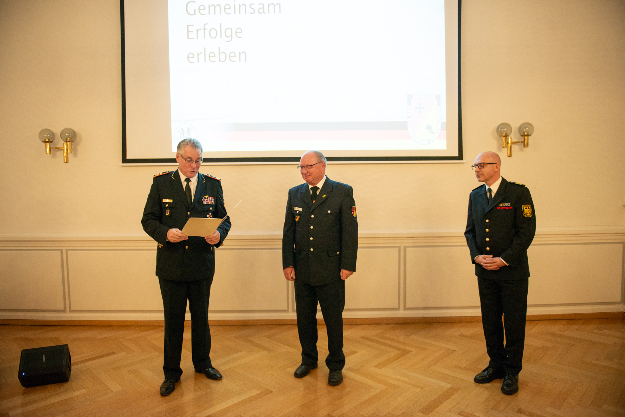 Ehrungsveranstaltung am 27.10.20.22 mit dem Präsidenten des Deutschen Feuerwehrverbandes ...